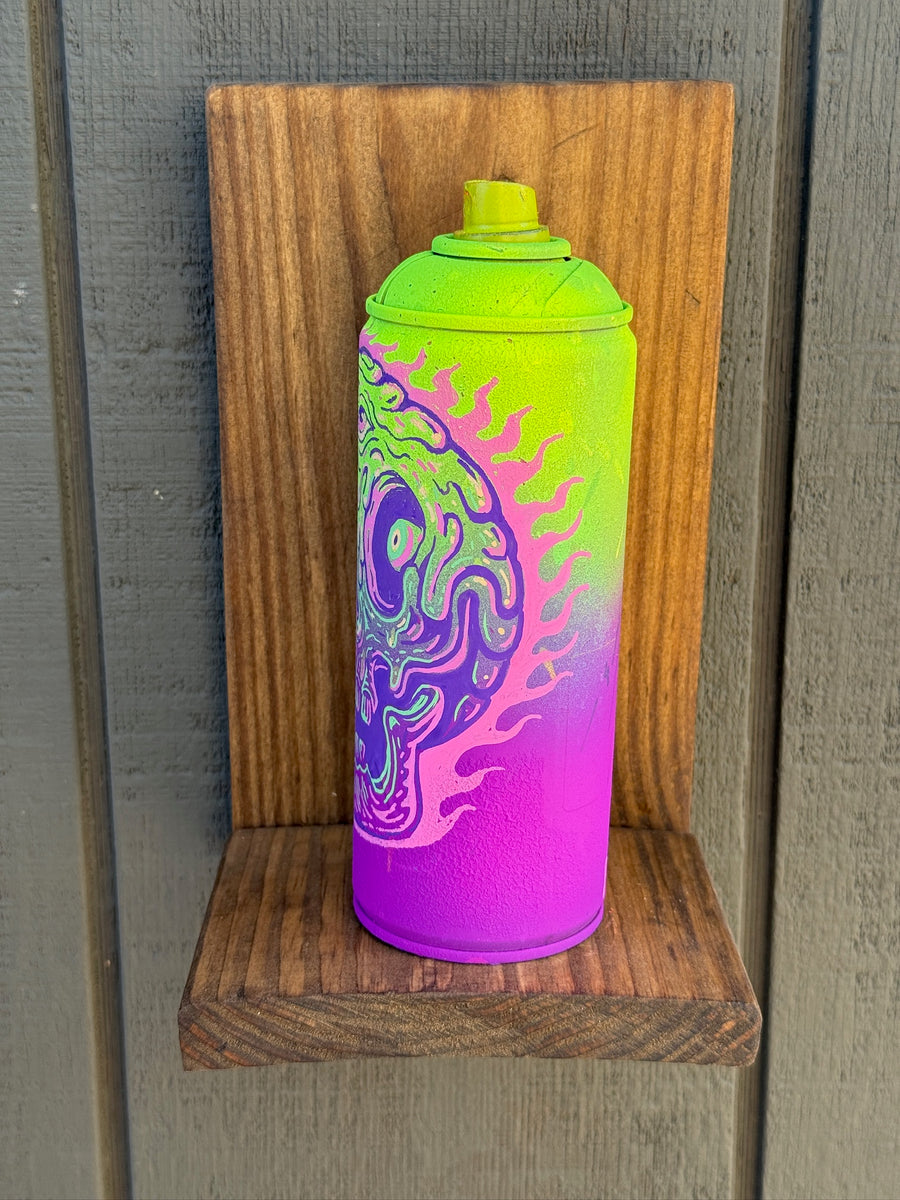 'Brain Drip Buddy' - Hand Painted Spray Can – Mr Melty